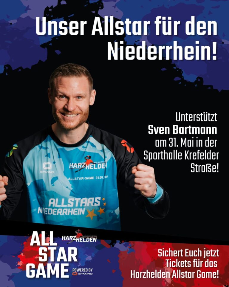 Allstar-Game 2026 im Mai - Mit Sven Bartmann im Tor - Handball mit Herz